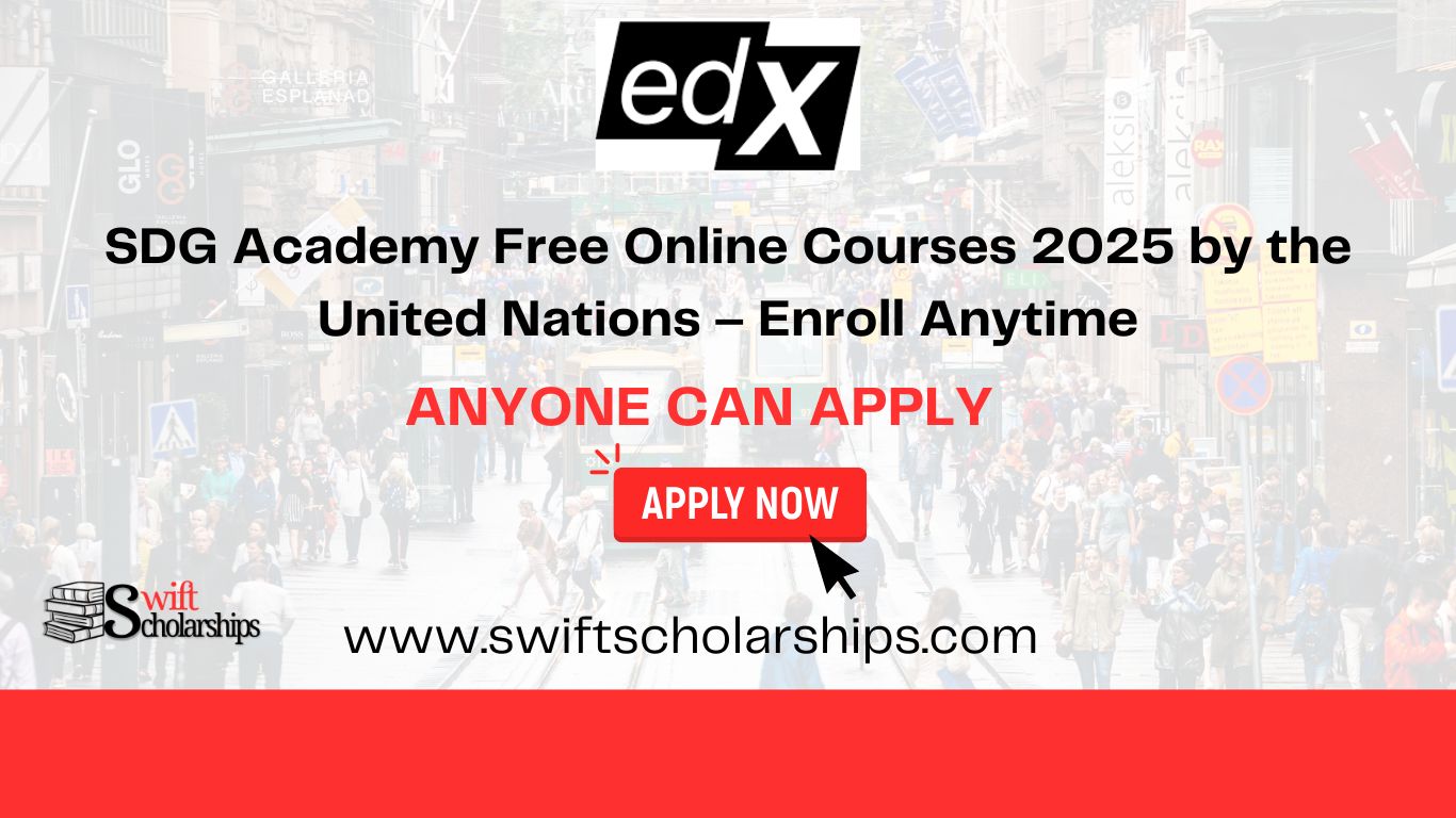 SDG Academy Free Online Courses 2025 by the United Nations ...